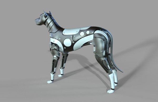 3D robot doberman - TurboSquid 1281428