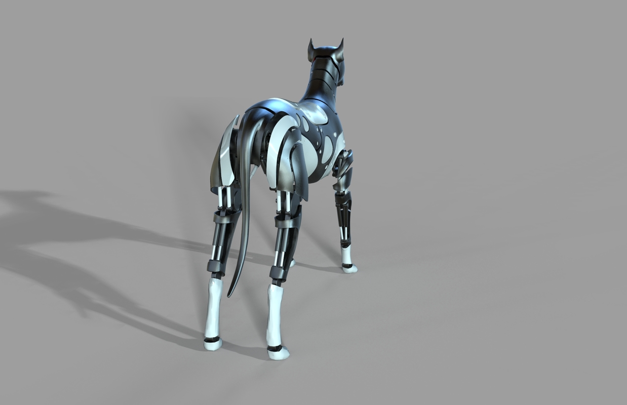 3D robot doberman - TurboSquid 1281428