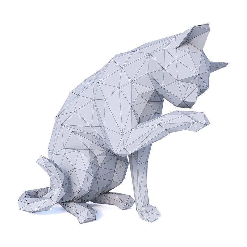 3D cat v1 model - TurboSquid 1281491