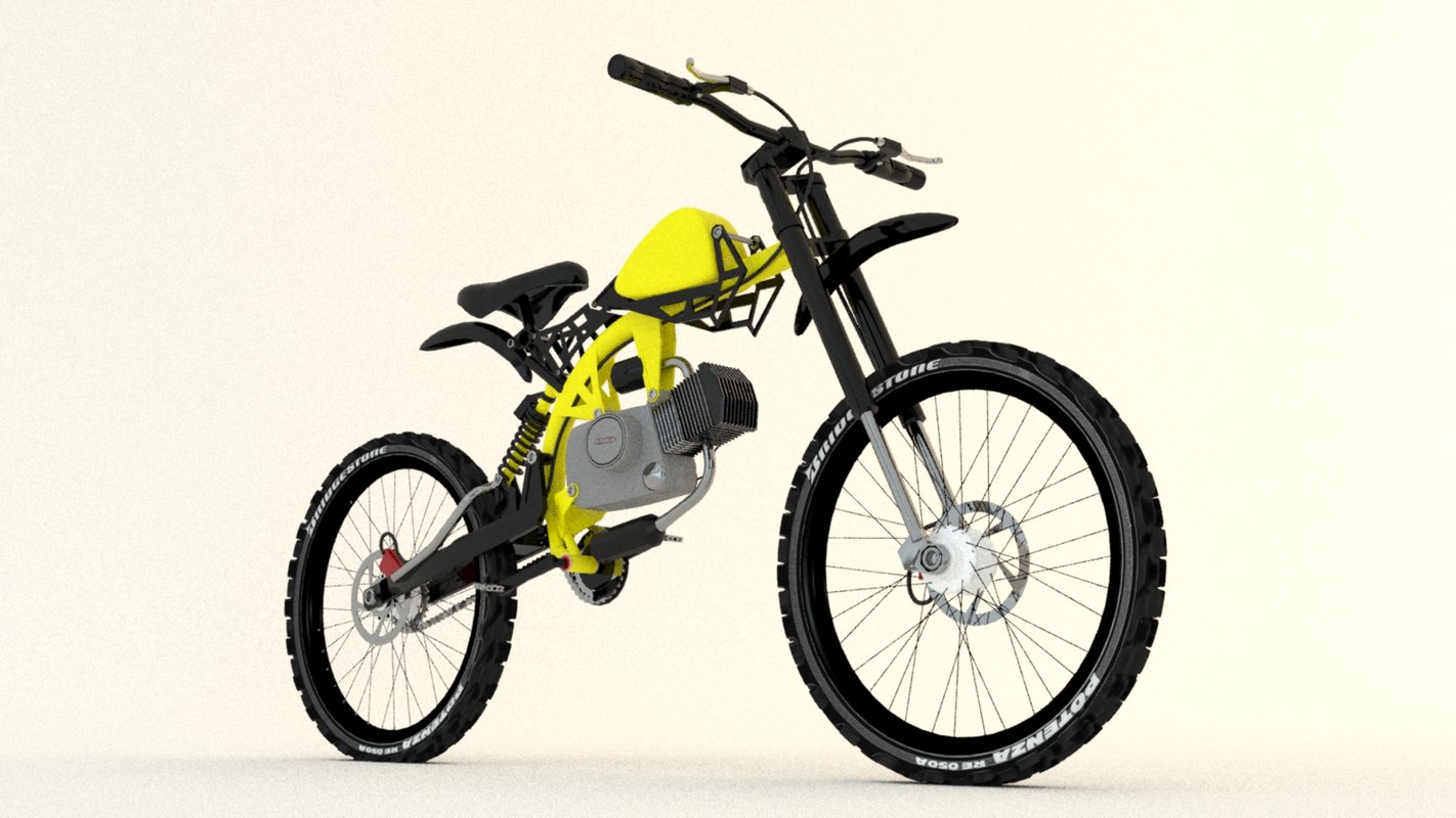 3D cross cycle - TurboSquid 1281530