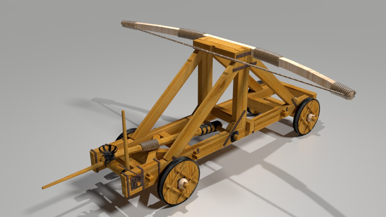 3D catapulta - TurboSquid 1281539