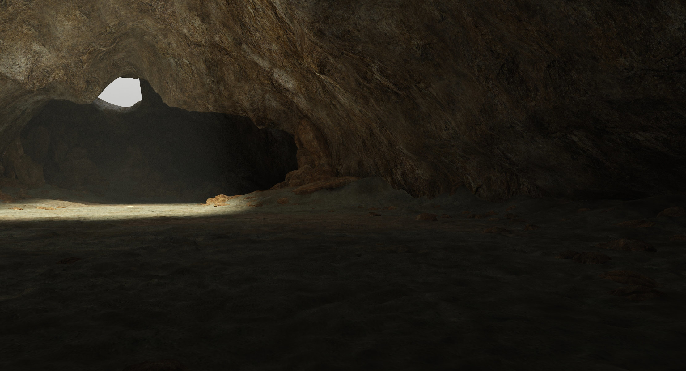 3D cave holes cavern rocks model - TurboSquid 1281712