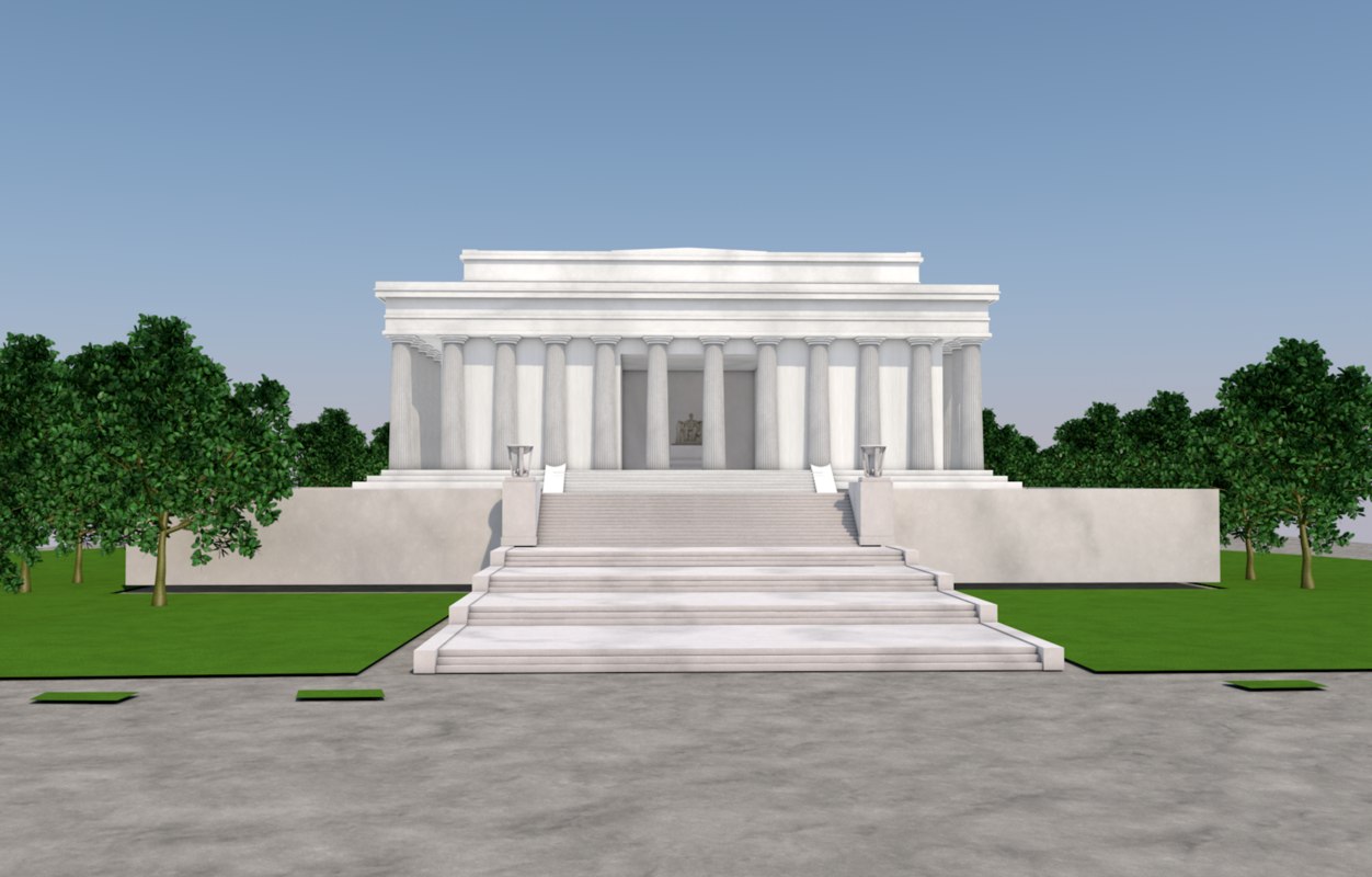 Memorial national monument 3D model - TurboSquid 1281833
