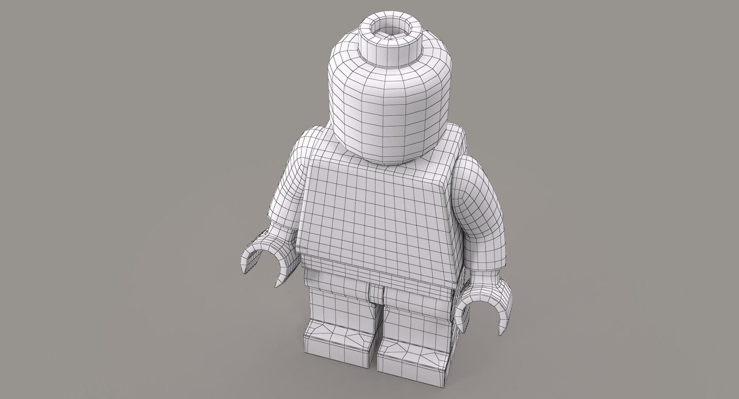 Generic lego minifigure 3D - TurboSquid 1281837