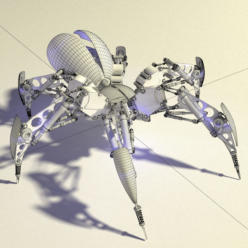3D robot spider - TurboSquid 1281874