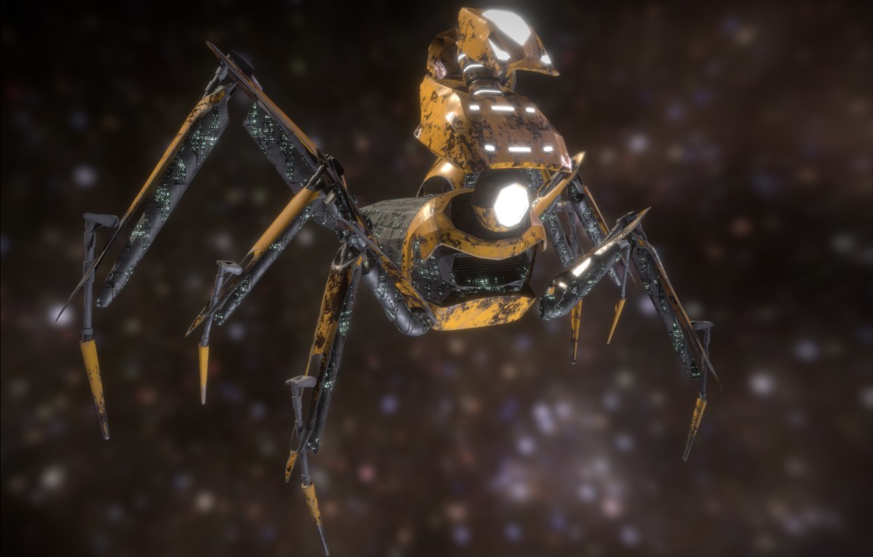 Spider mech 3D - TurboSquid 1281885