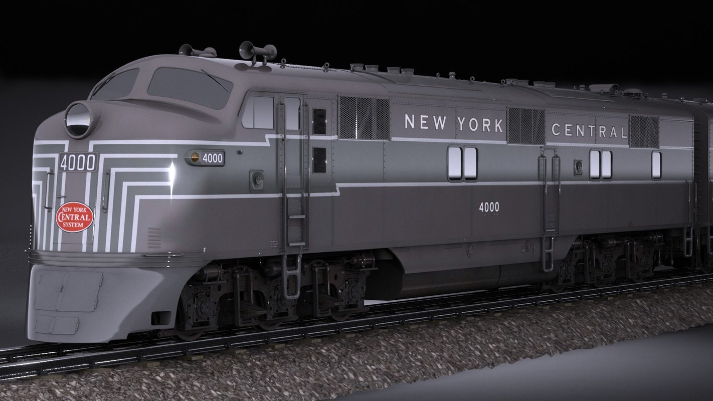 3D emd e7 nycrr model - TurboSquid 1281932