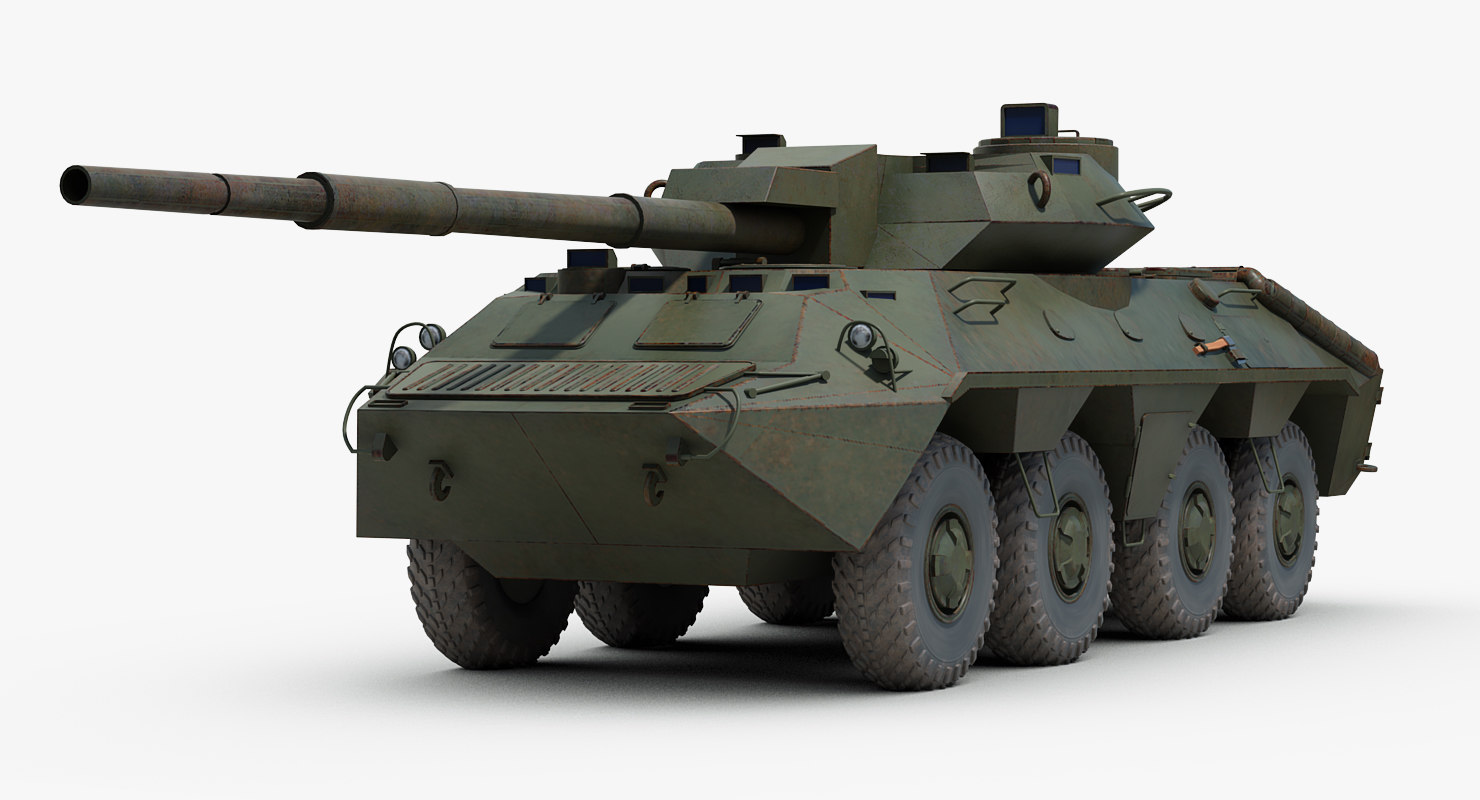 Soviet 2s14 zhalo tank destroyer 3D model - TurboSquid 1282081