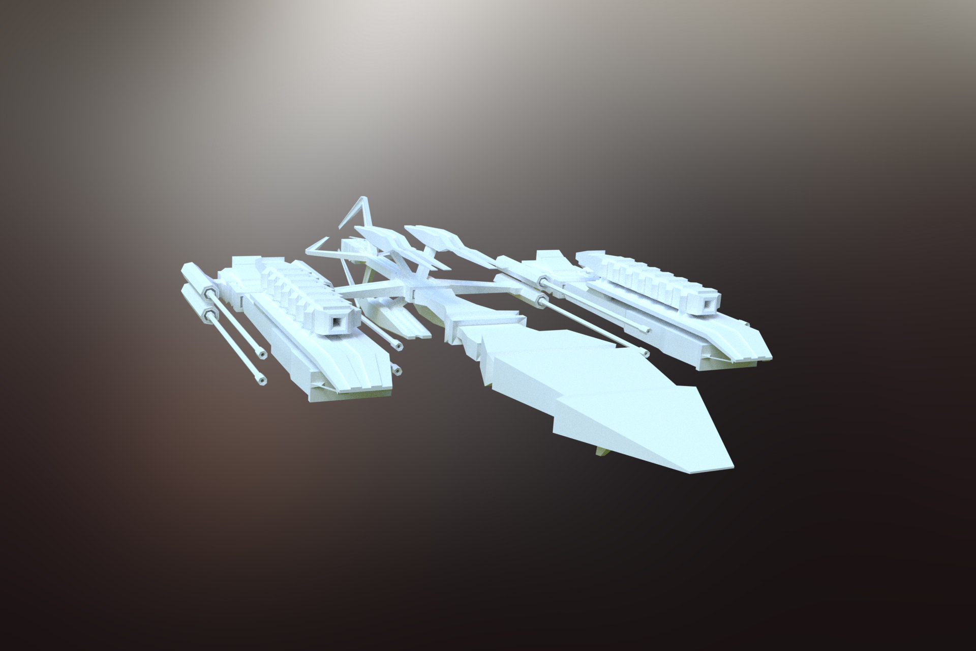 Science-Fiction-Raumschiff 3D-Modell - TurboSquid 1282089