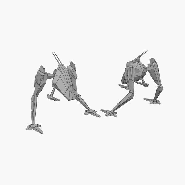 3D mech animation - TurboSquid 1282378