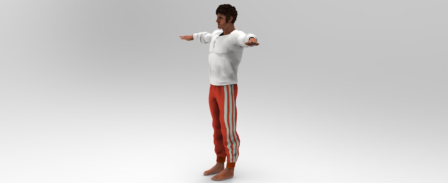 Free human character 3D model - TurboSquid 1282628