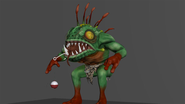 3D monster murloc model - TurboSquid 1282656