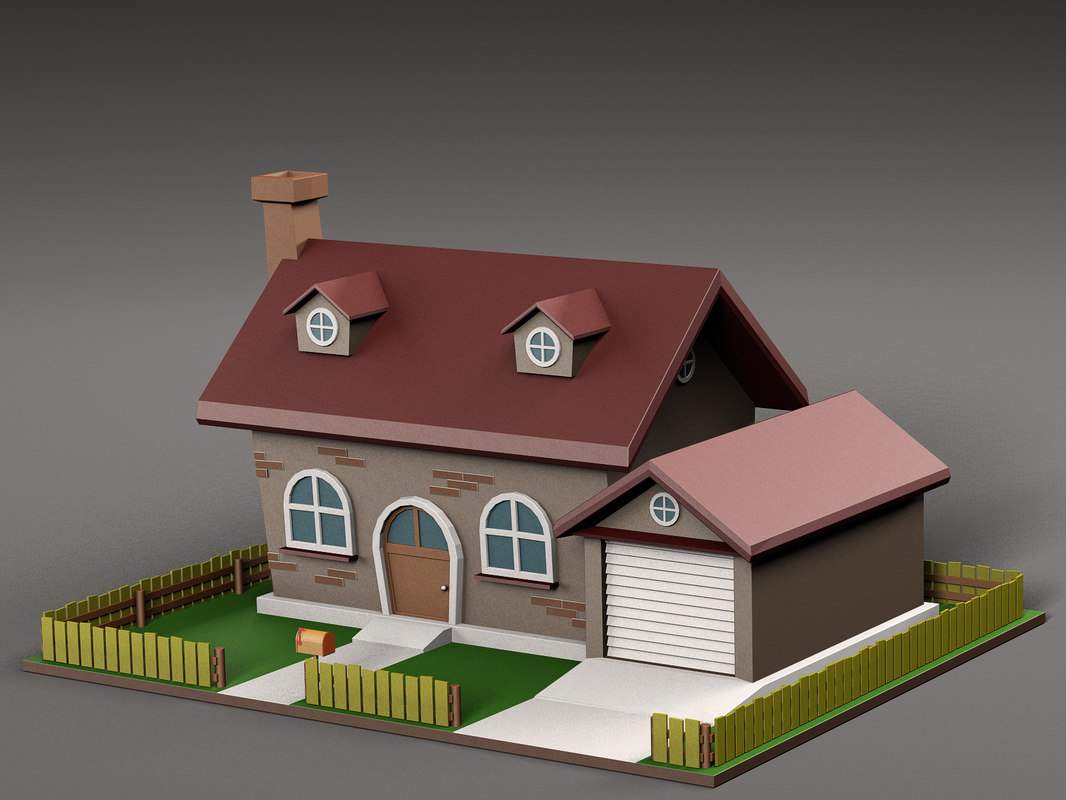 modelo 3d Casa de dibujos animados v4 - TurboSquid 1282946