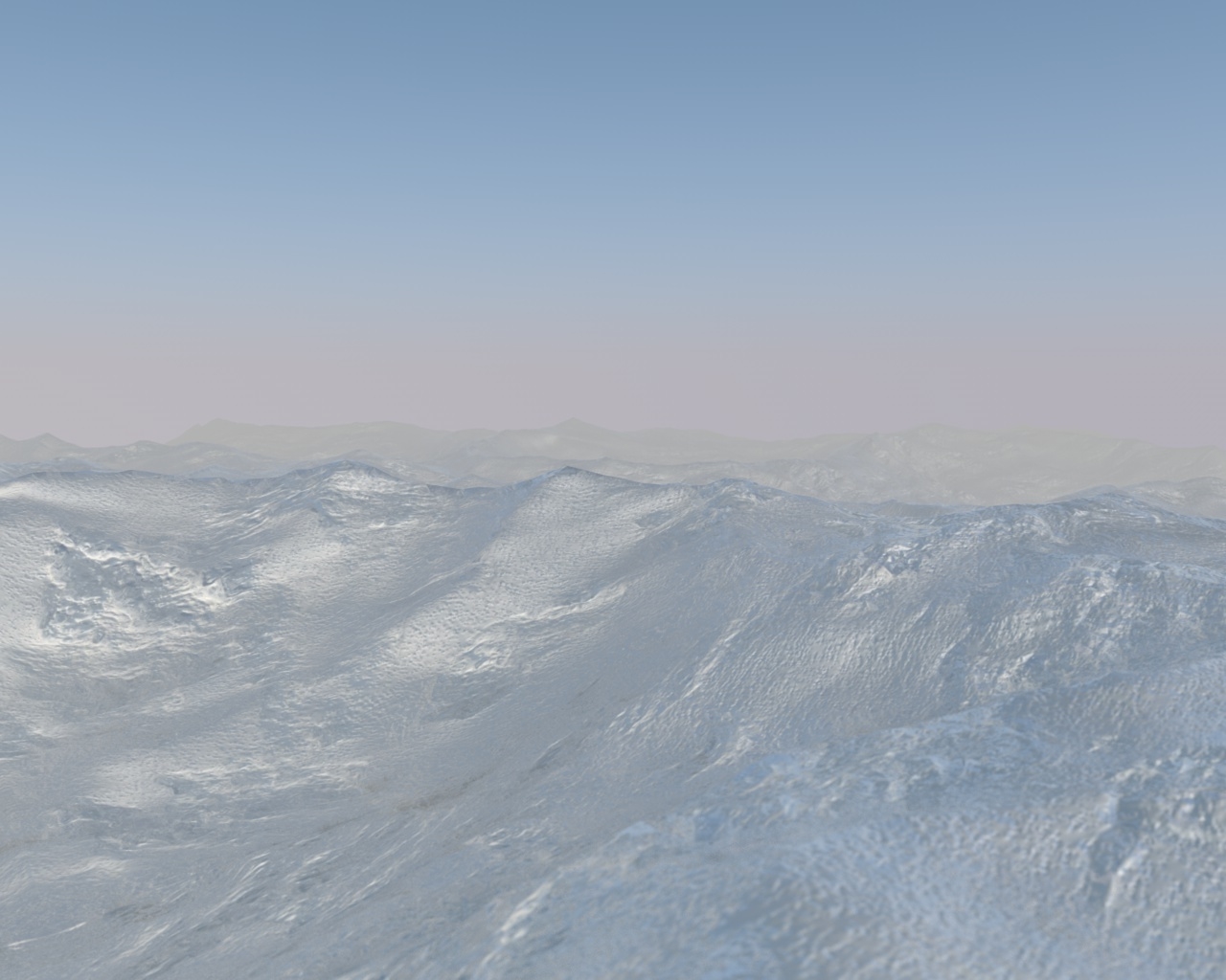 3D glacier terrain polar model - TurboSquid 1283039