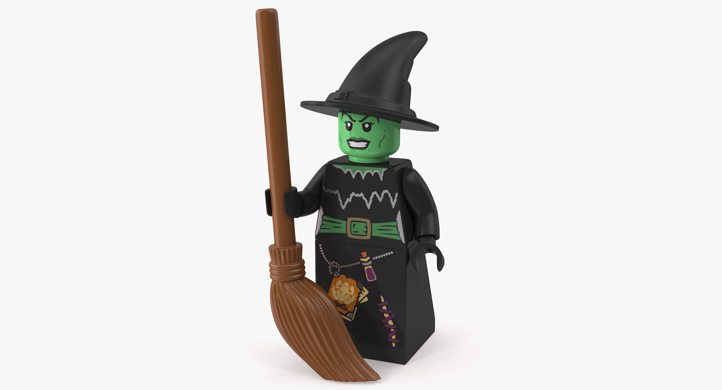 Lego witch minifigure 3D model - TurboSquid 1283058