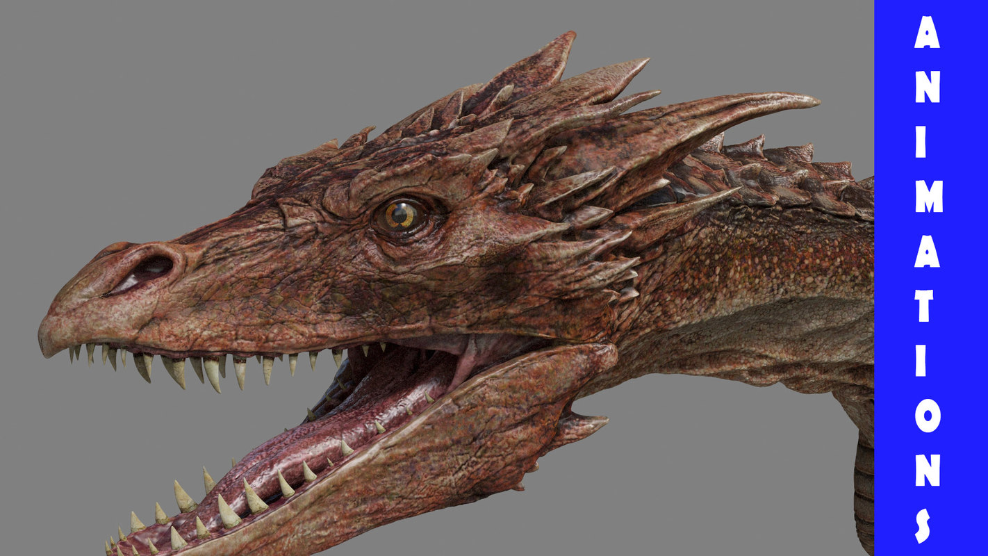Dragon animation 3D model - TurboSquid 1283332