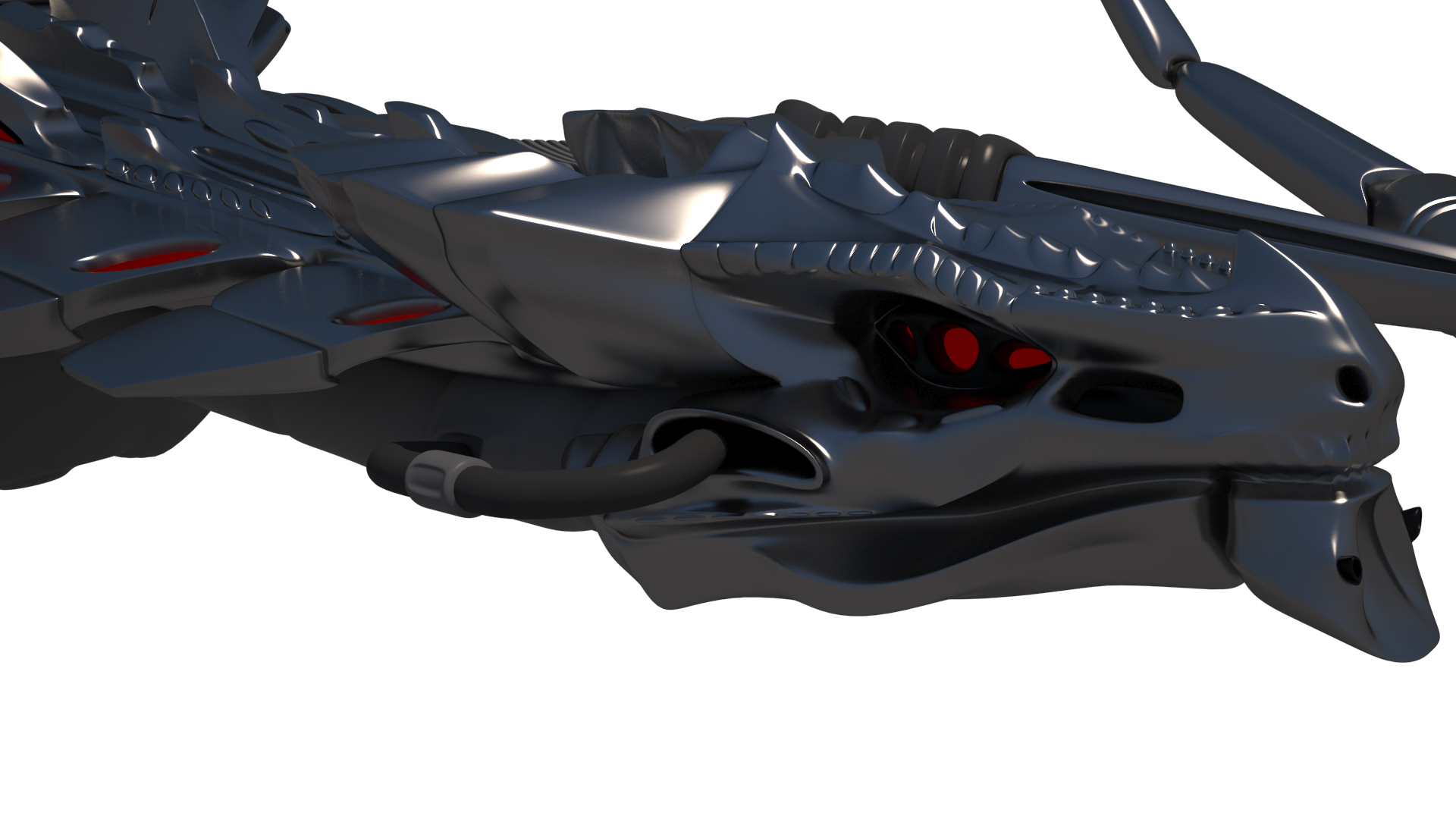 3D robotic dragon - TurboSquid 1283403