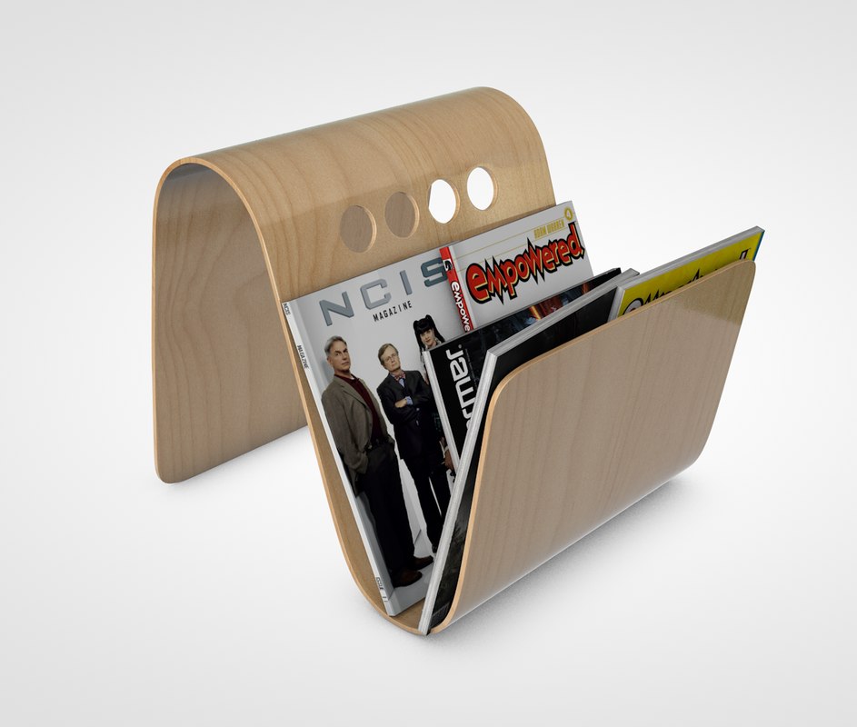 Magazine holder 3D - TurboSquid 1283434