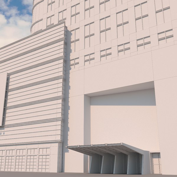 3D model square building - TurboSquid 1283568