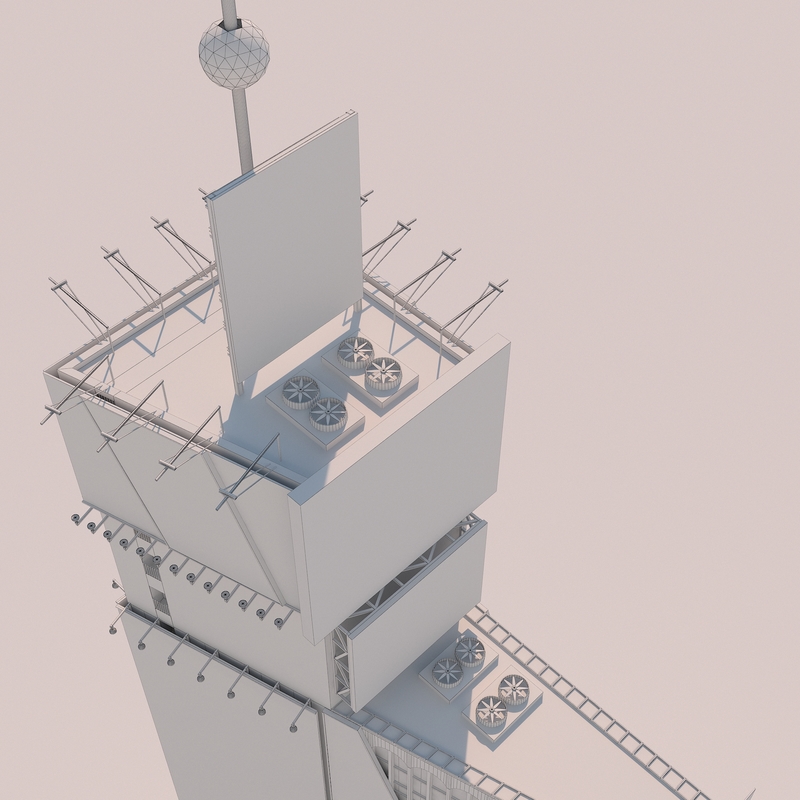 3D model square building - TurboSquid 1283568