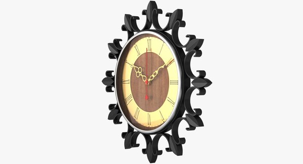 Wall clock 3D model - TurboSquid 1283813