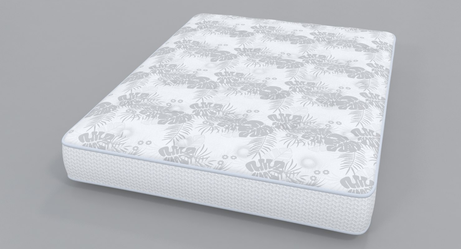 Double bare mattress 3D model - TurboSquid 1283980