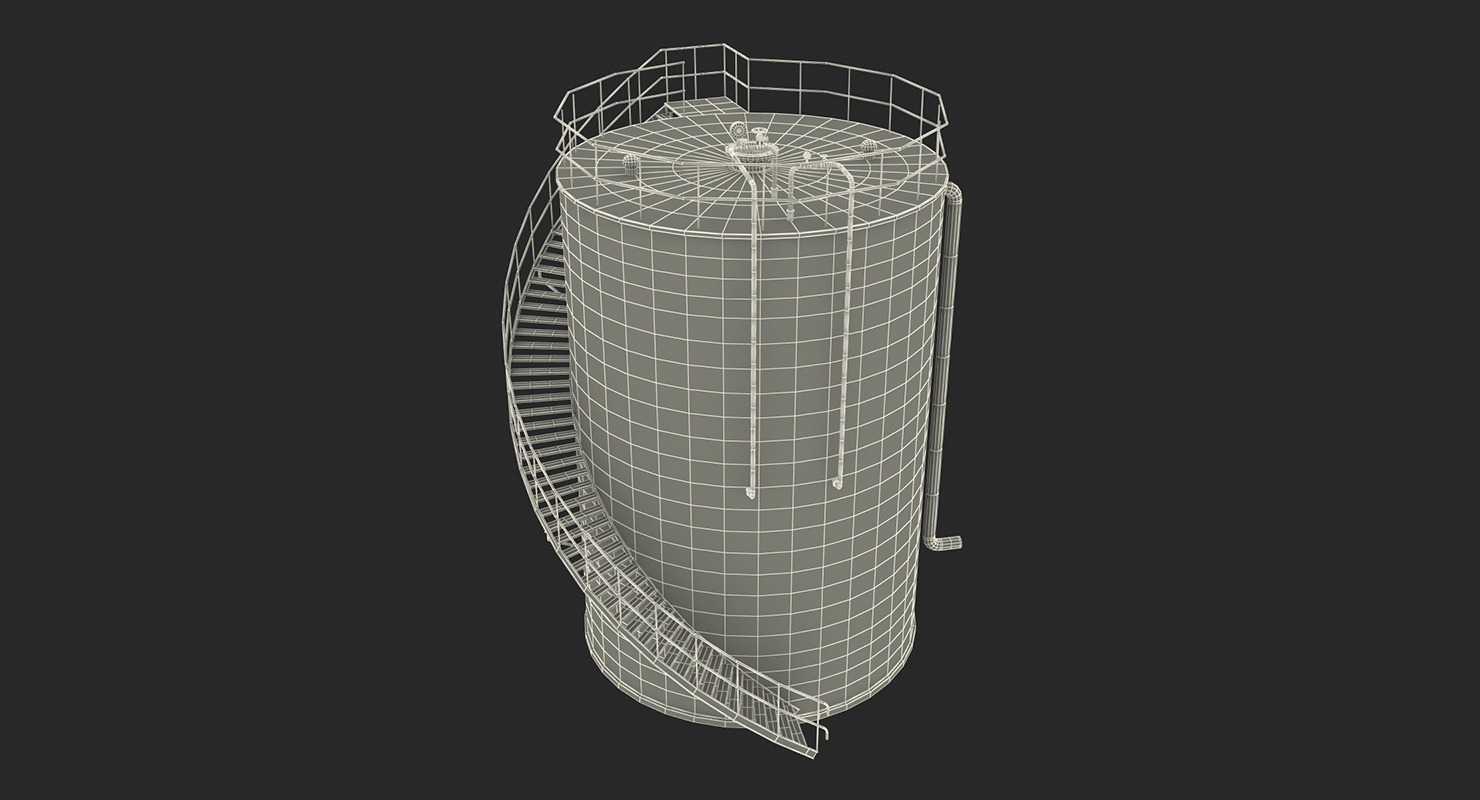 3D oil storage tanks 3 - TurboSquid 1284021