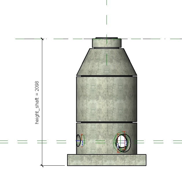 Concrete drain shaft model - TurboSquid 1284345