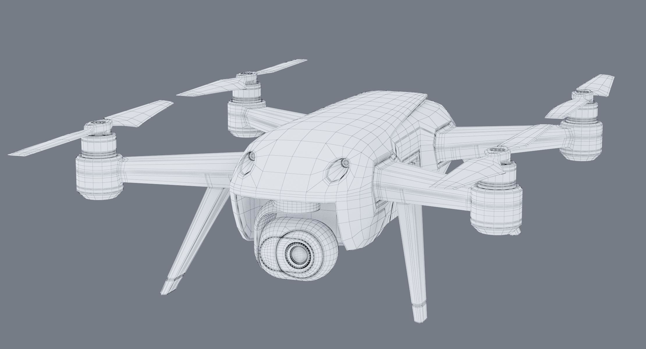 Generic drone aircraft propeller 3D model - TurboSquid 1284432