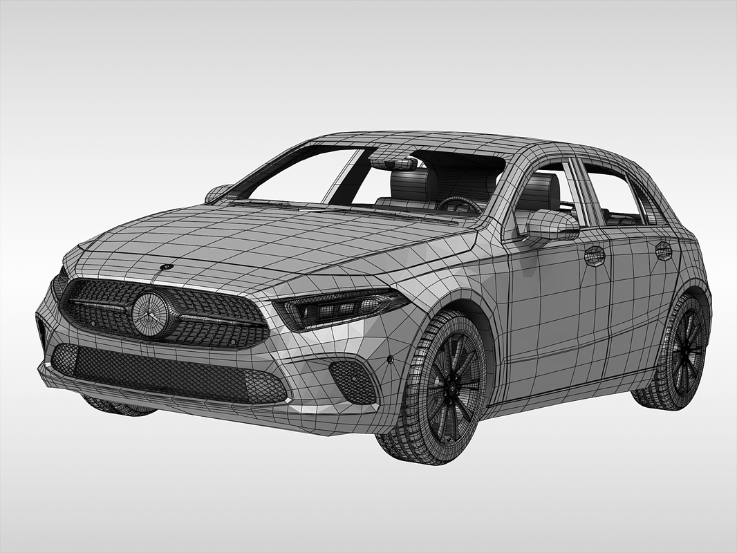 Mercedes car 3D - TurboSquid 1284459