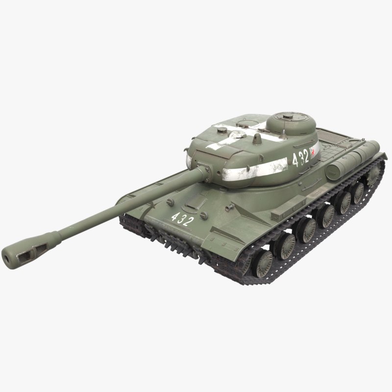 Is-2 tank 3D model - TurboSquid 1284555
