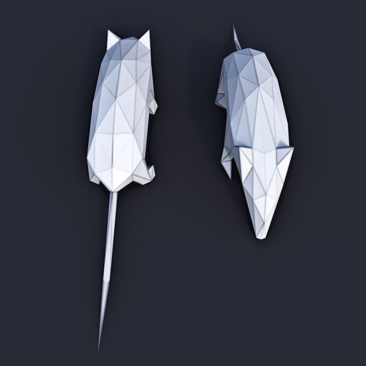Maus Low Poly 3D-Modell - TurboSquid 1284572