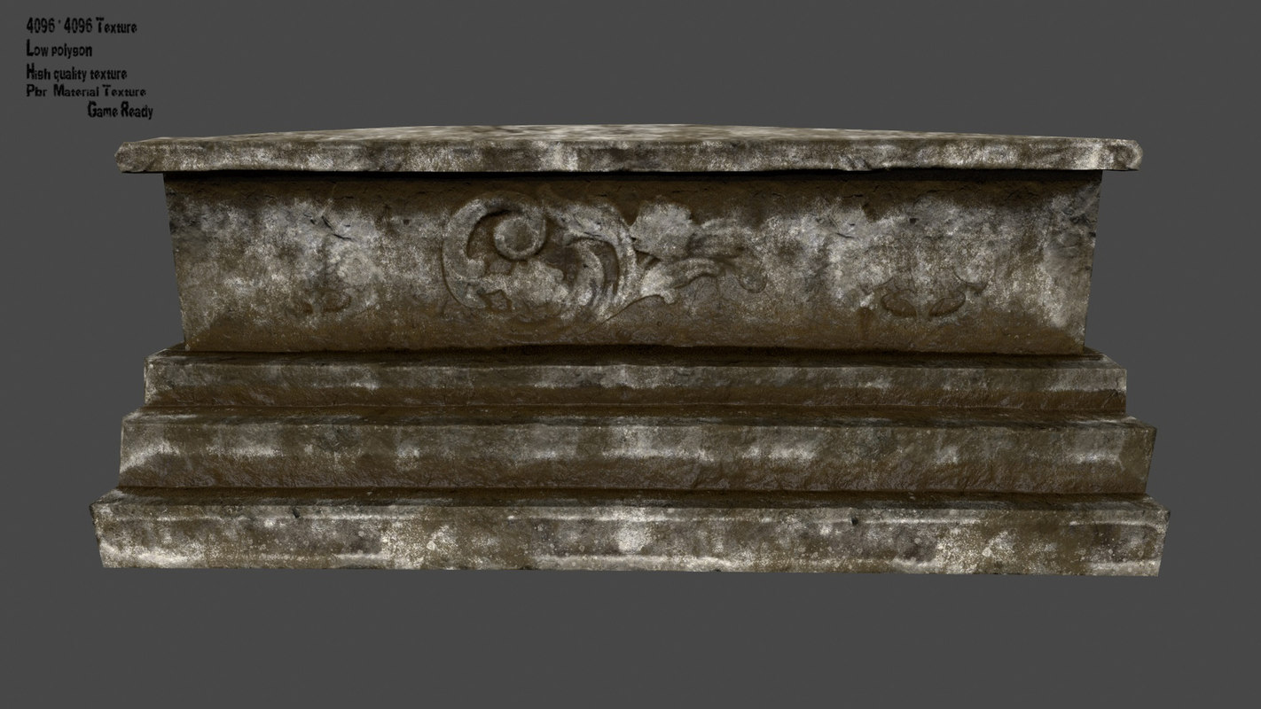 3D tomb model - TurboSquid 1284615