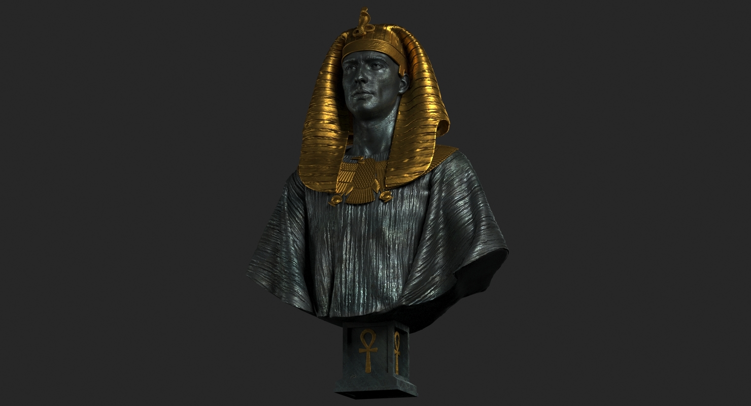 3D model pharaoh sculpture - TurboSquid 1284625