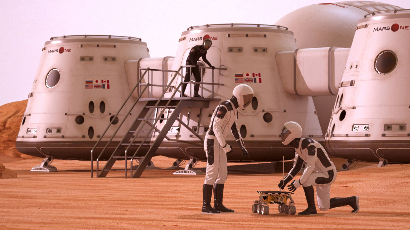 Mars colony module model - TurboSquid 1284679