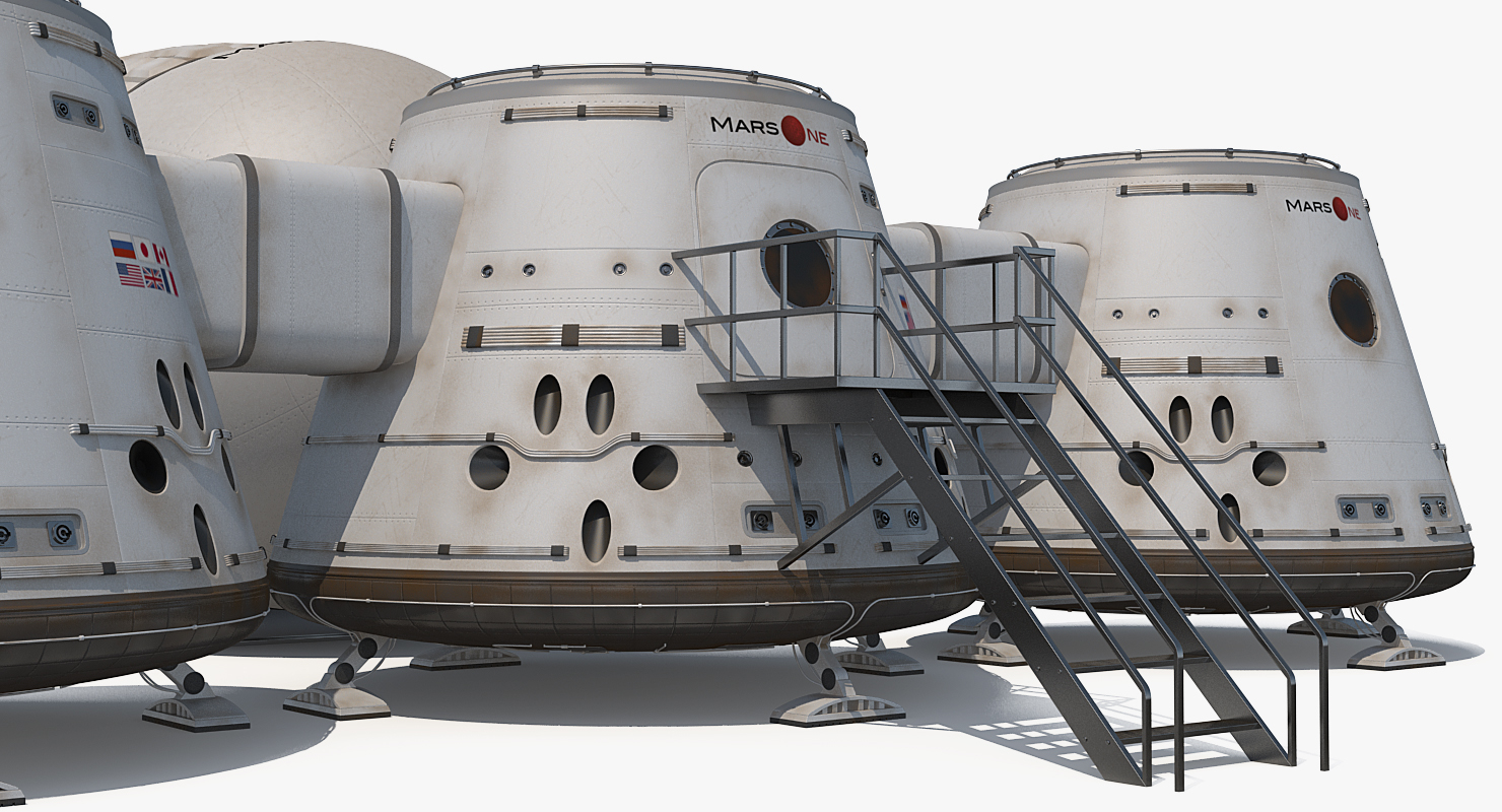 Mars colony module model - TurboSquid 1284679