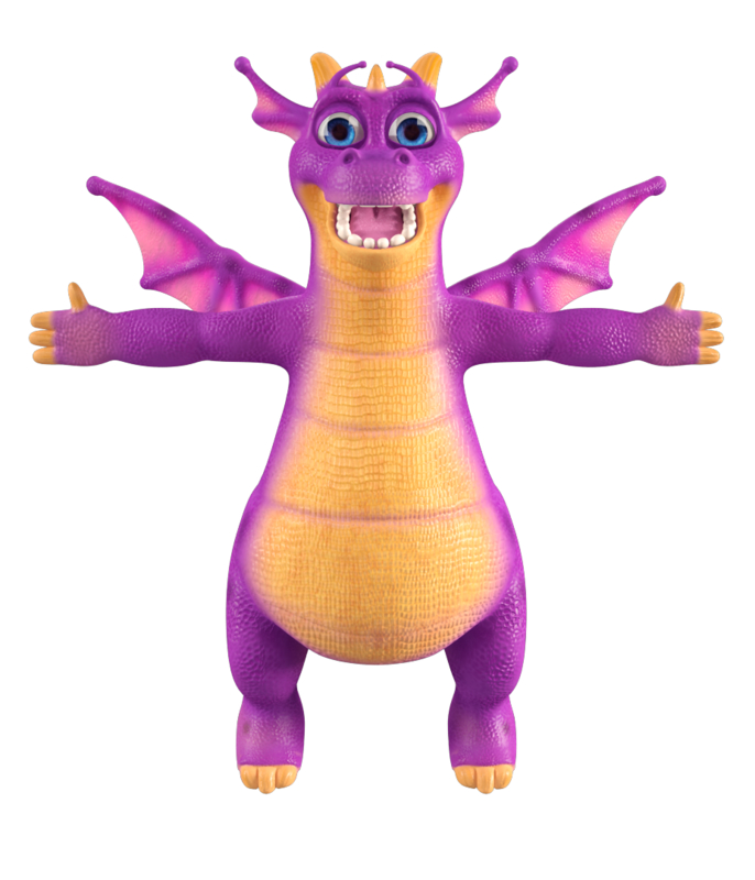 3D model dragon childish - TurboSquid 1284941