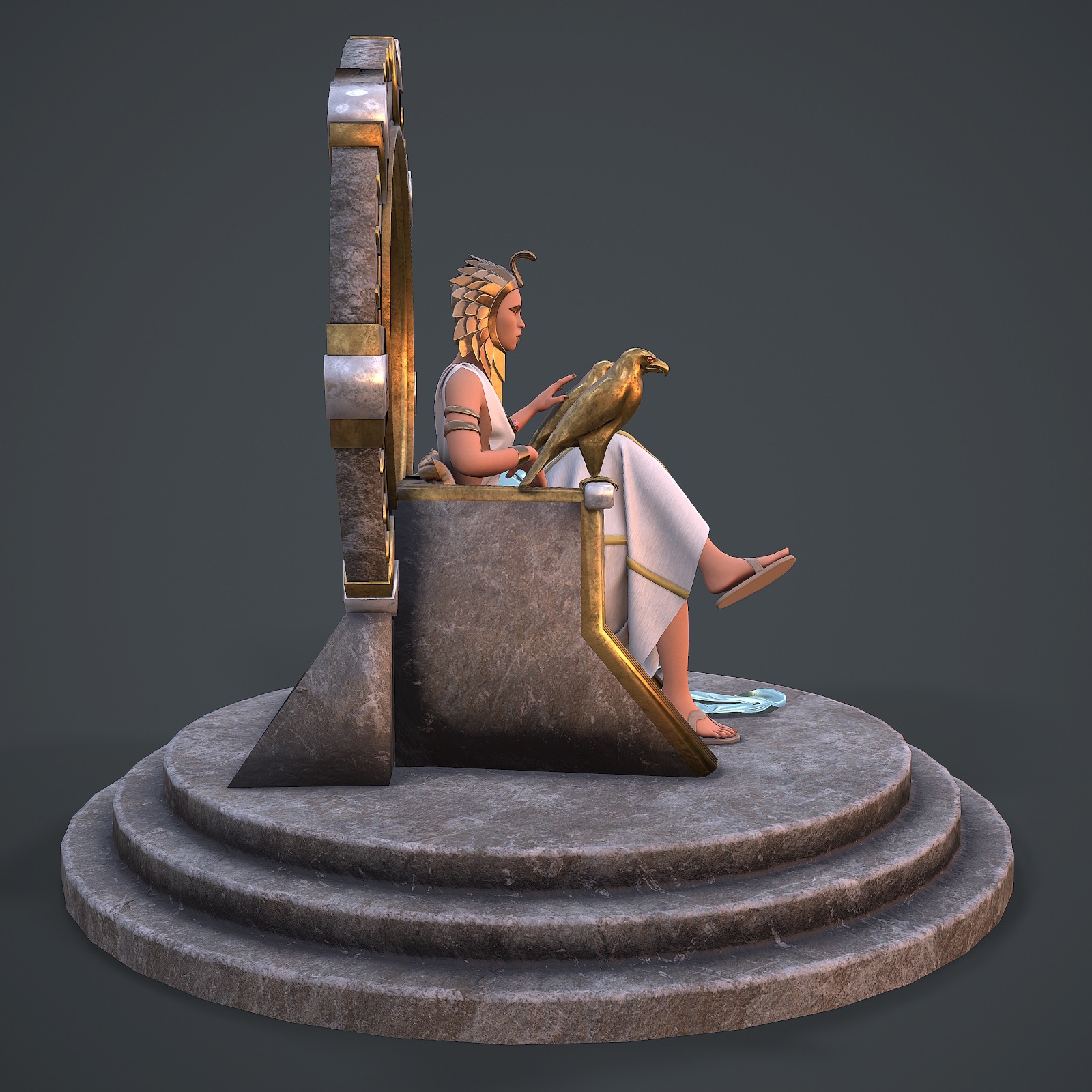Cleopatra modeled 3D - TurboSquid 1285018