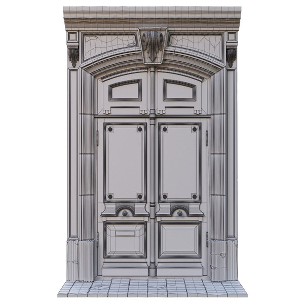 Classic door 3D model - TurboSquid 1285027