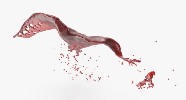 3D blood splash model - TurboSquid 1285055