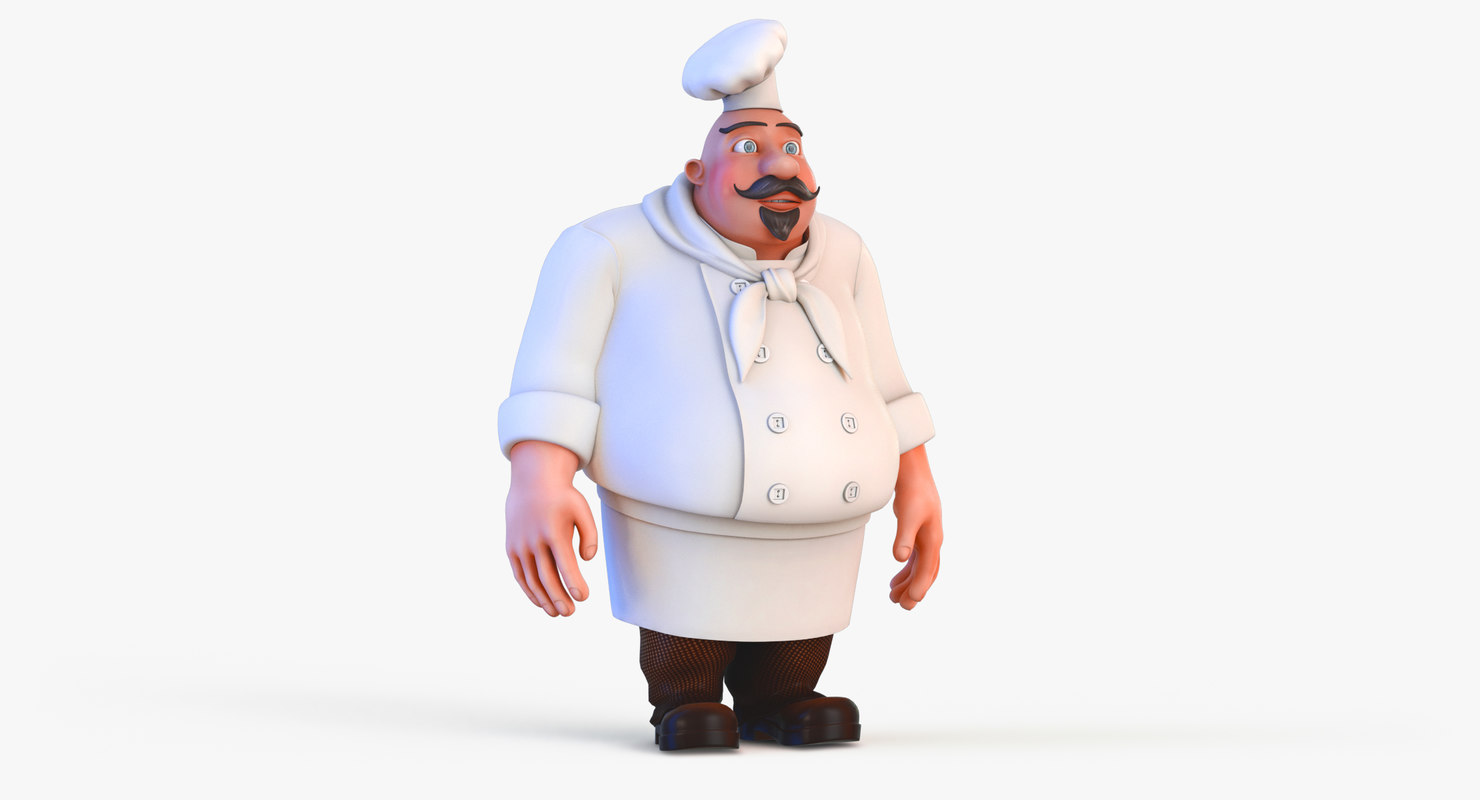 3D chef people character - TurboSquid 1285187