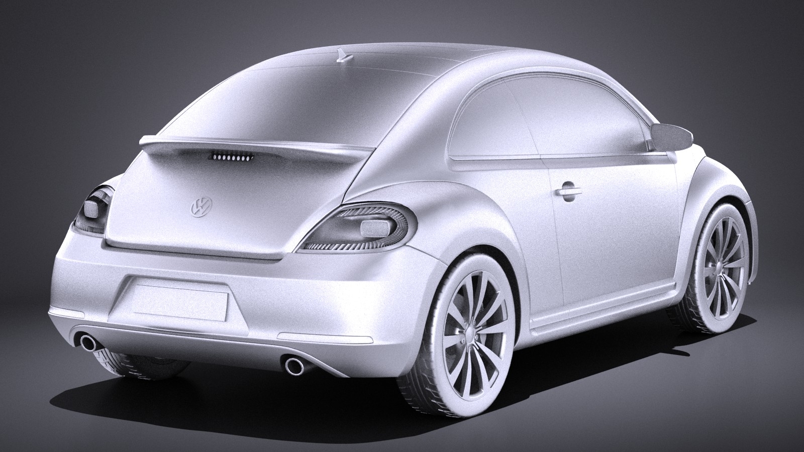 Volkswagen beetle 2012 model - TurboSquid 1285215
