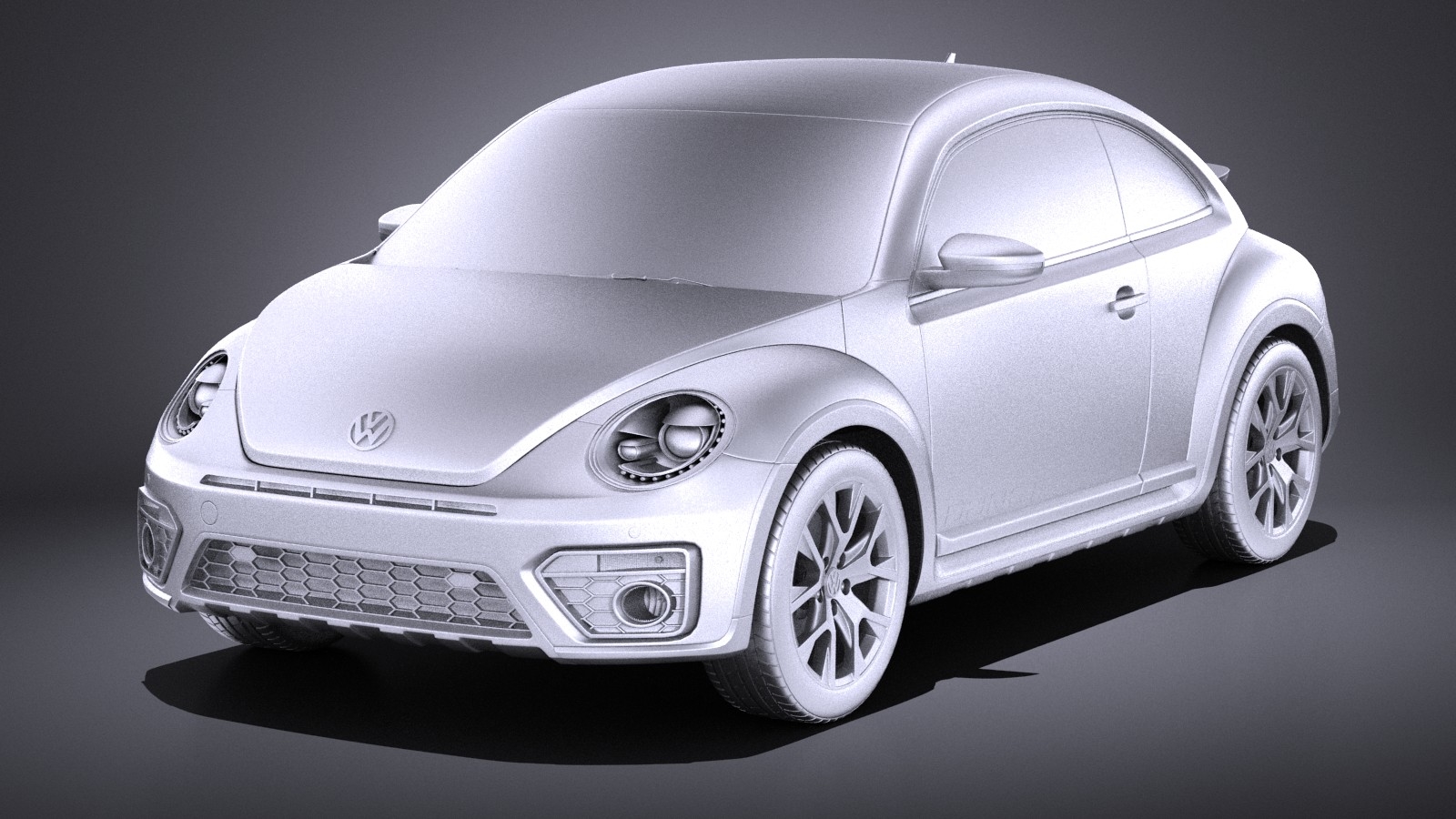 Volkswagen beetle 2018 3D model - TurboSquid 1285216