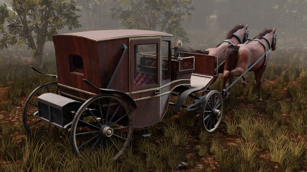 Rigged carriage horses animations 3D model - TurboSquid 1285218