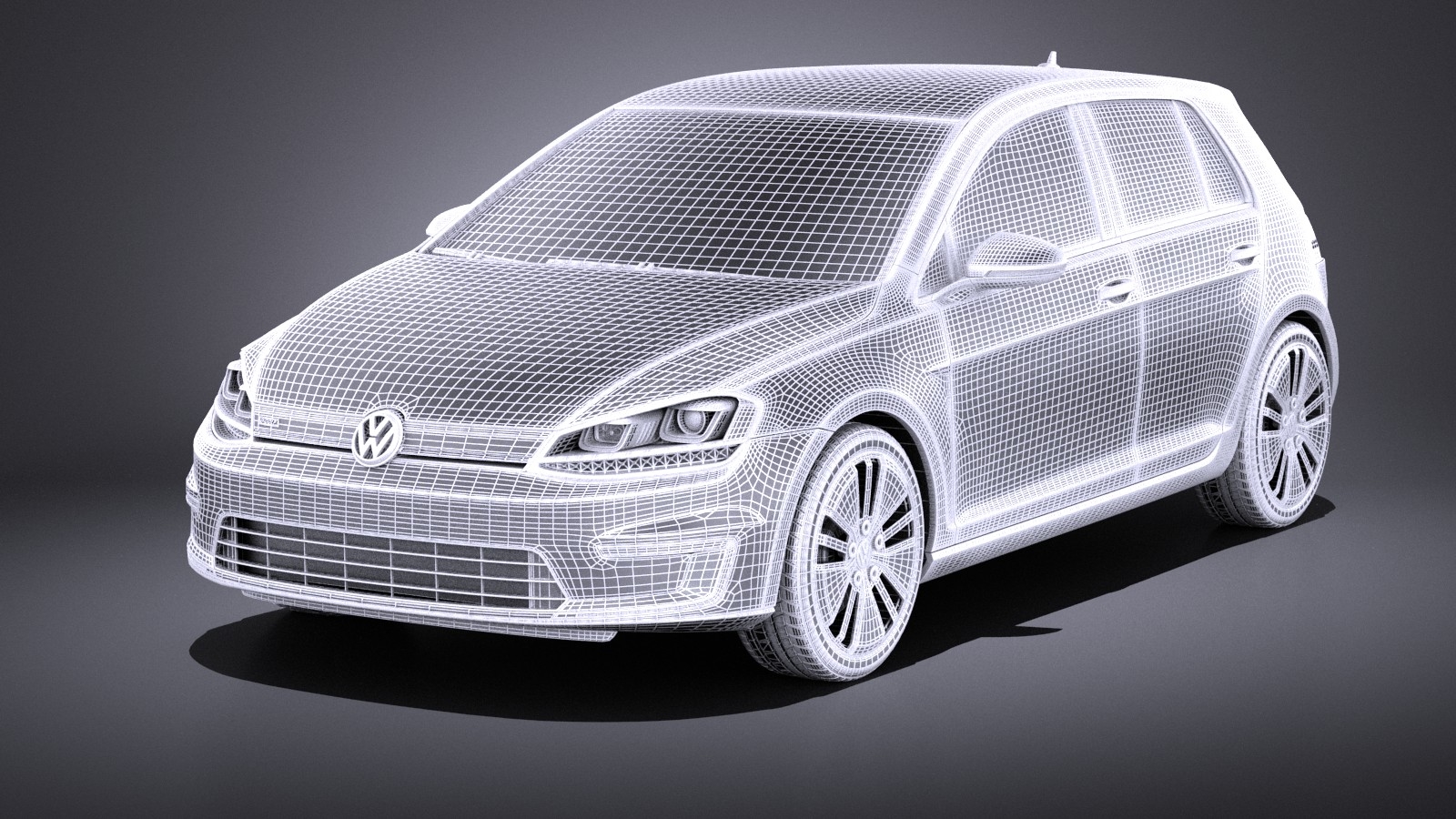 2016 volkswagen golf 3D model - TurboSquid 1285222