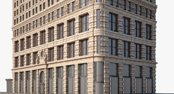 3D flatiron building architecture model - TurboSquid 1285320