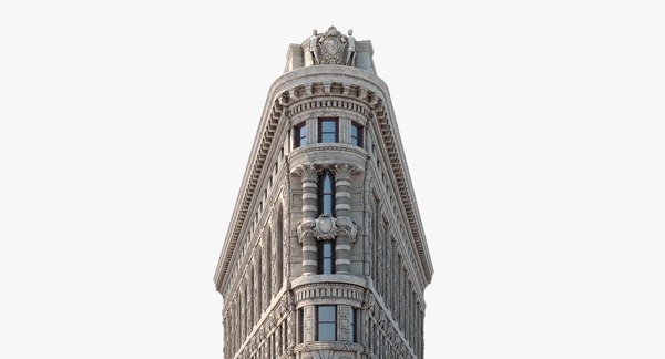 3D flatiron building architecture model - TurboSquid 1285320