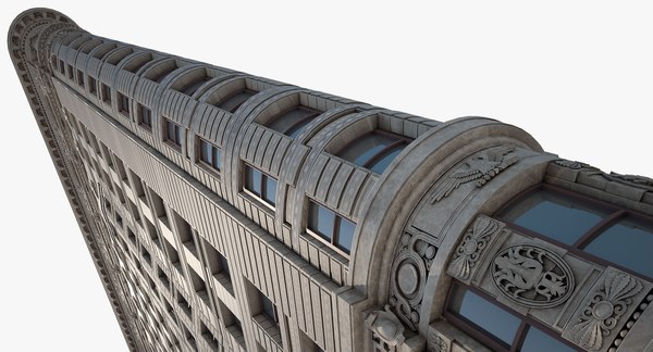 3D flatiron building architecture model - TurboSquid 1285320