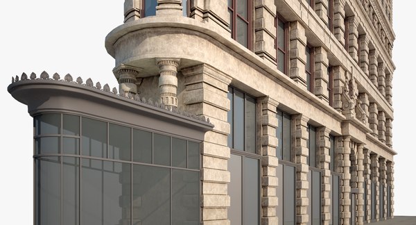 3D flatiron building architecture model - TurboSquid 1285320