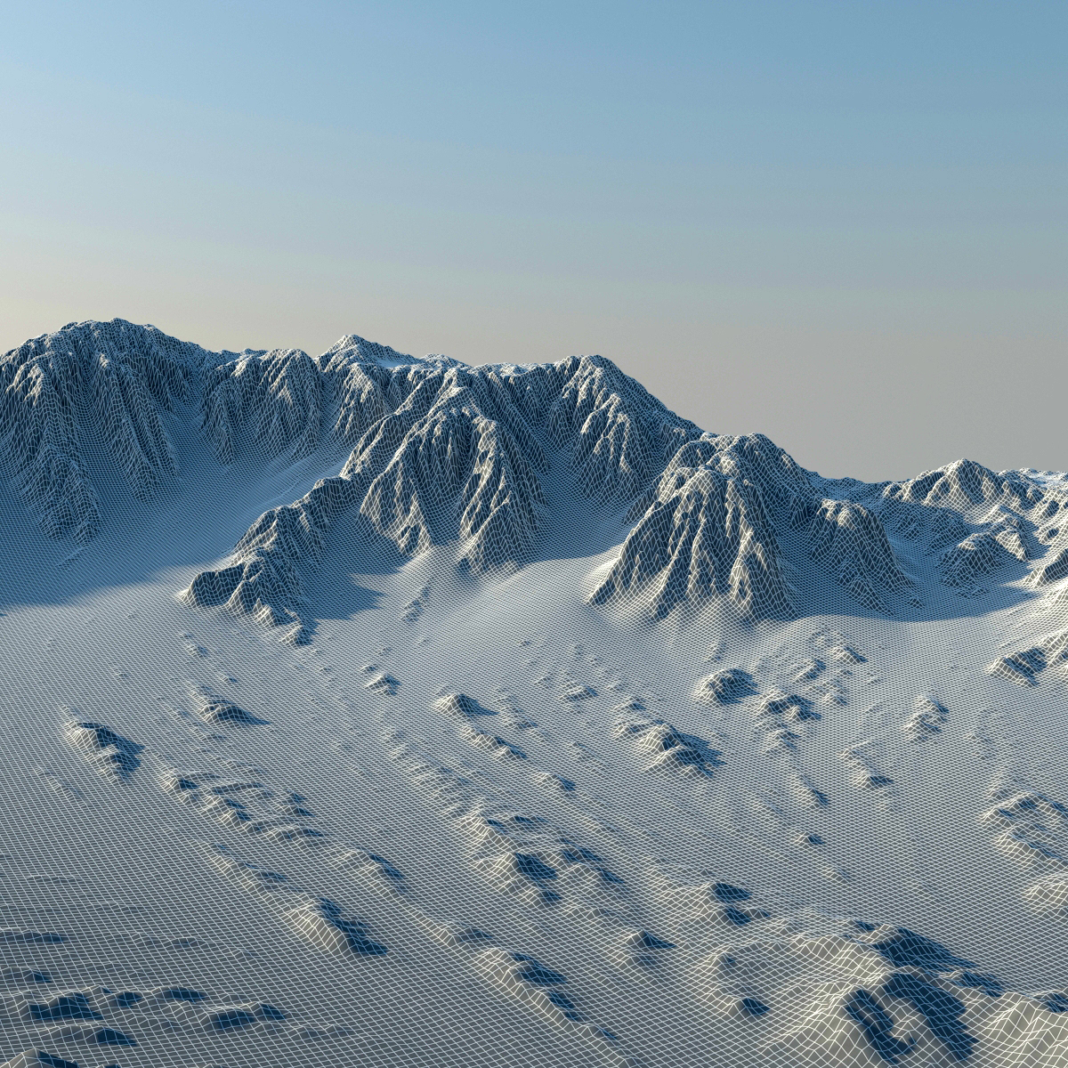 3D terrain mountain landscape model - TurboSquid 1285352